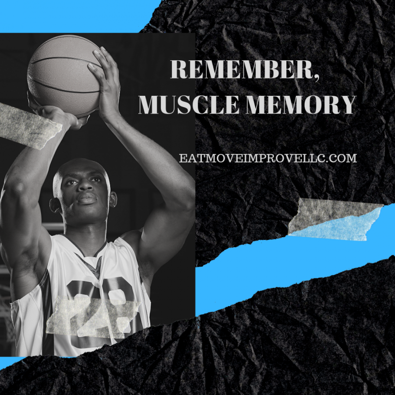Remember, Muscle Memory – Eat.Move.Improve.